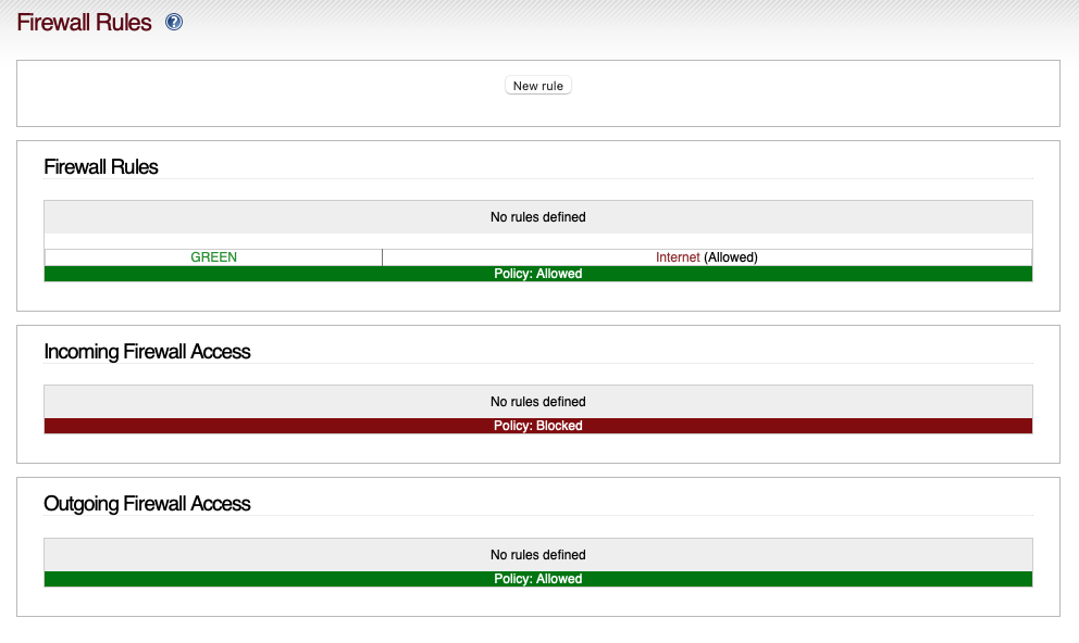 IPFire 164 Dev Build Empty Entries In FW Log Firewall Rules IPFire Community